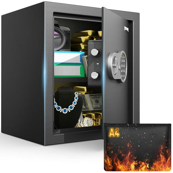 [ 2.3 Cu.ft. ] Fireproof Safe for ,Digital Cabinet Safes for Documents ...