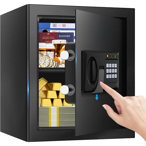 2.3 Cuft Fire proof Safes for USE, Digital Safe Box with Programmable ...