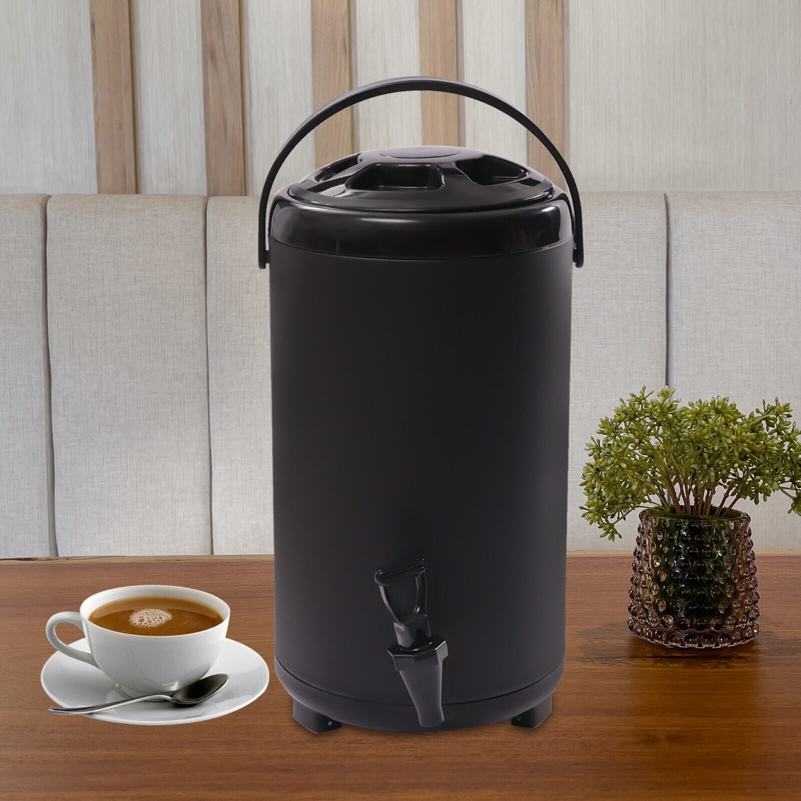 2.3 Gallon Insulated Beverage Dispenser with Stainless Steel Insulated ...