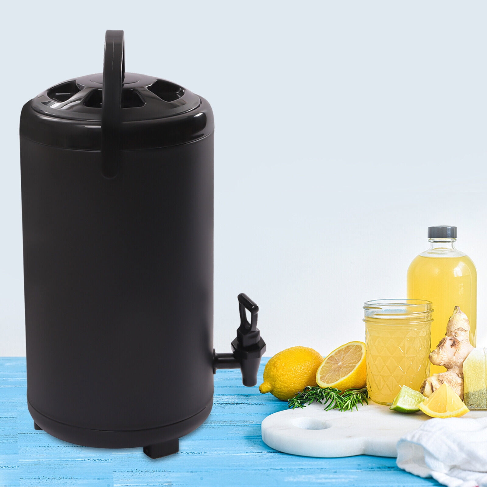 2.3 Gallon Insulated Drink Dispenser, Stainless Steel Hot Drink ...