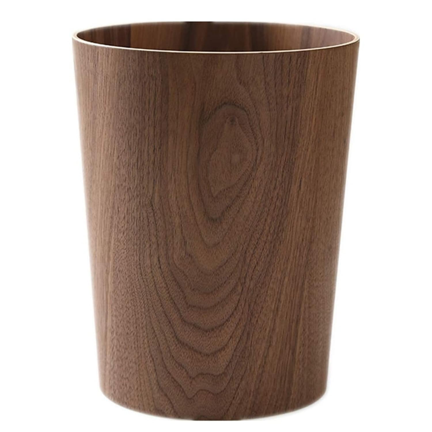 2.3 Gallons Wood Trash Can Wastebasket for Home or Office, Japanese ...