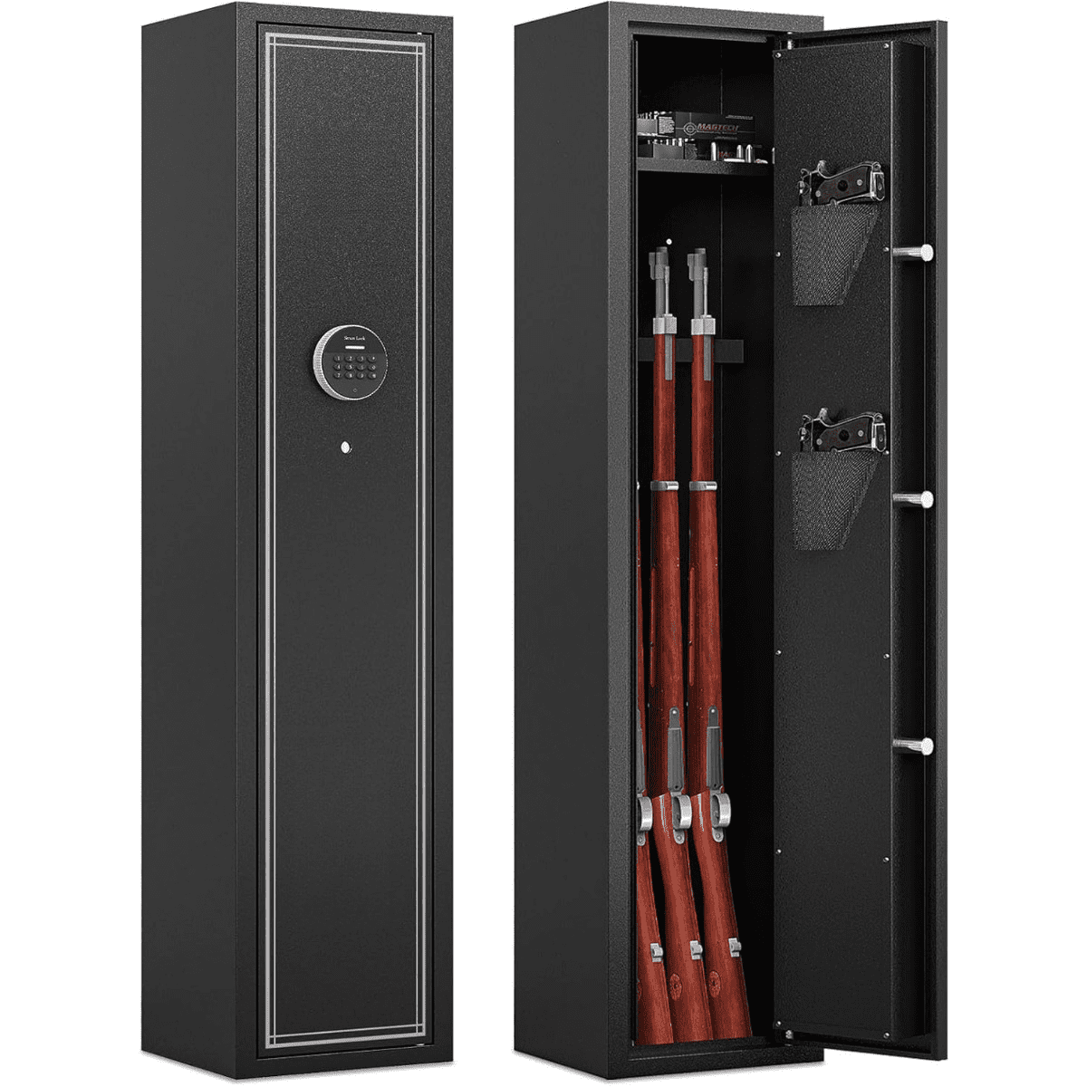 2-3 Gun Safe,Rifle Safe, Gun Safe for Rifles and Pistols, Quick Access ...
