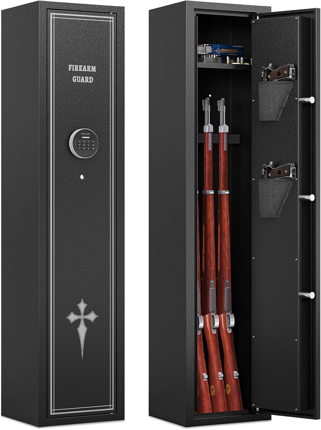 2-3 Gun Safe,Rifle Safe, Gun Safe for Rifles and Pistols, Quick Access ...