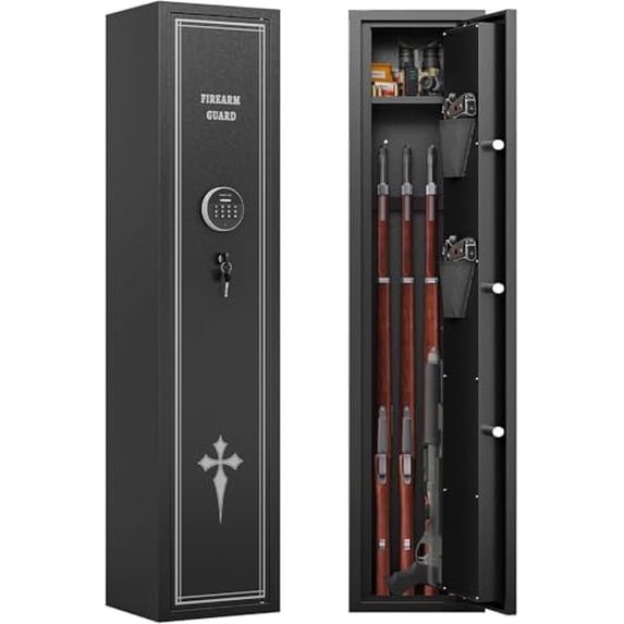 2-3 Gun Safe for Rifles and Pistols Gun Safe for Home with Quick Access ...