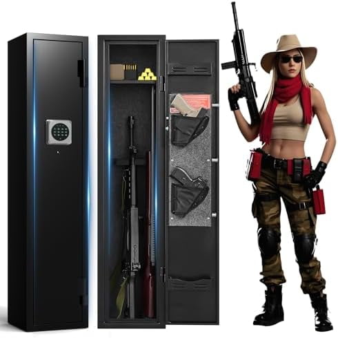 2-3 Gun Safe for Rifles and Pistols, Rifle Safes for Home, Long Gun ...