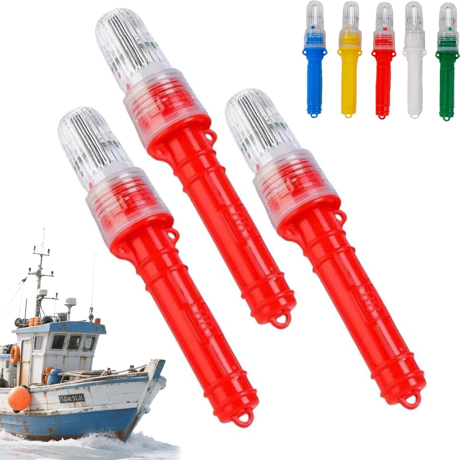 2/3 PCS Boat Flares, New Boat Flares Coast Guard Approved Marine ...