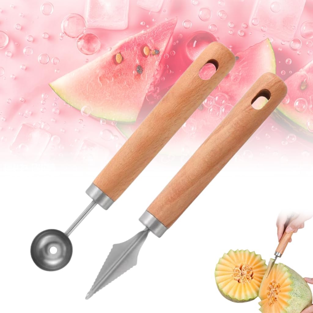 2/3 PCS Stainless Steel Fruit Cutter Watermelon Cutter, 2025 New Fruit ...