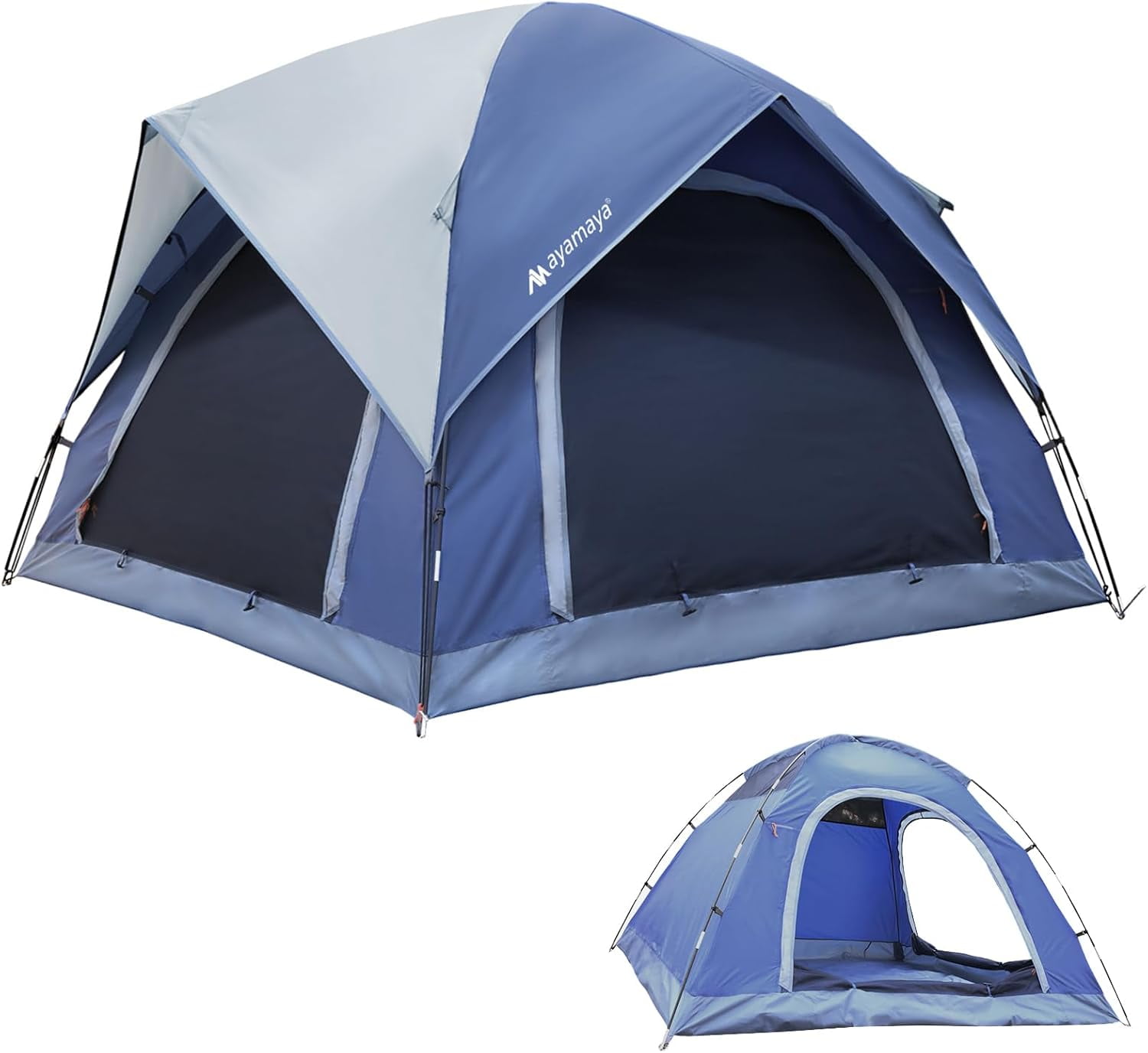2-3 Person Tents for Camping - AYAMAYA Outdoor Waterproof Dome Family ...