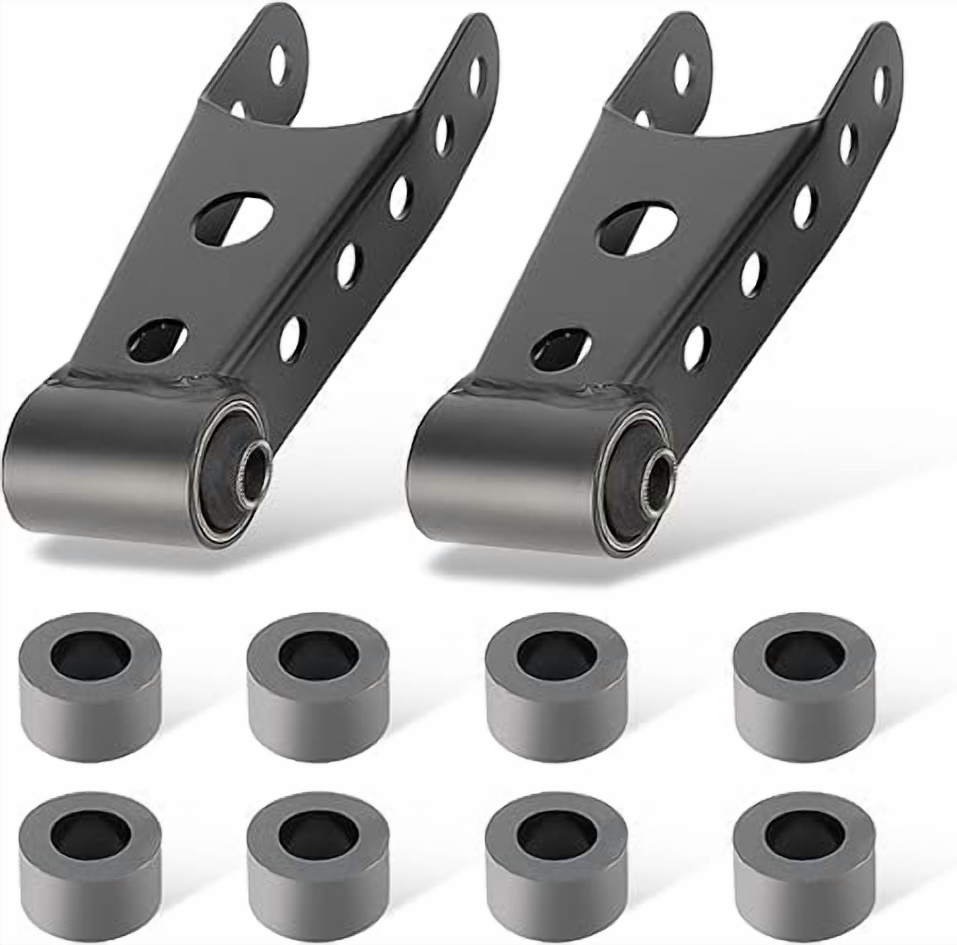 2'-3' Rear Lowering Drop Shackles Kit for 1988-2018 Chevrolet Silverado ...