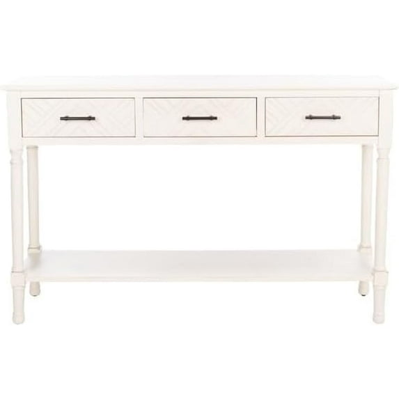 2/3-Tier Console Table, X-Design Wooden Side End Table with a Drawer ...