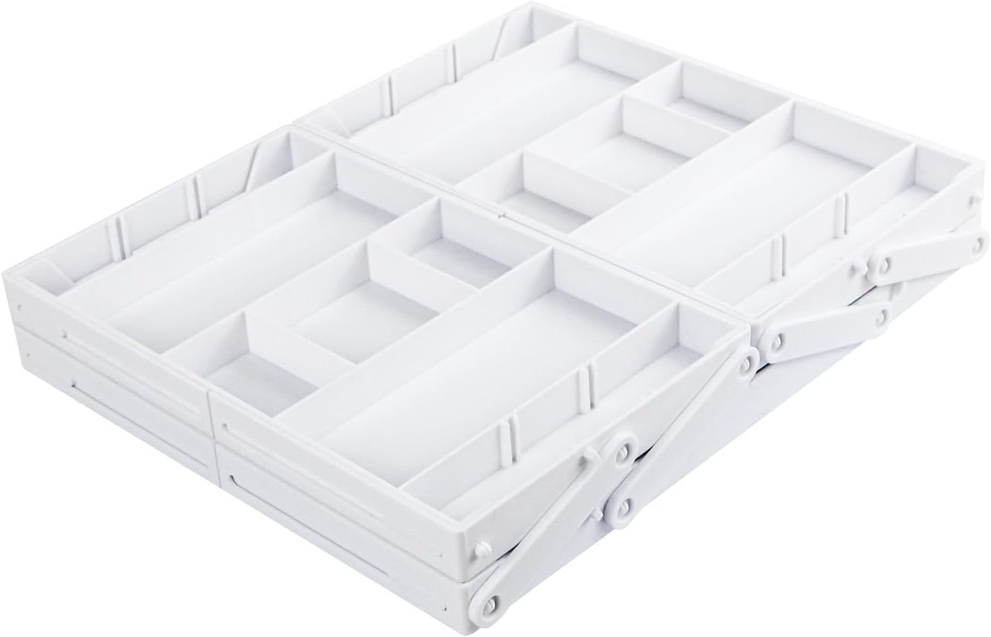 2/3 Tier Smart Collapsible Drawer Organizer,Multi Level Stacking ...