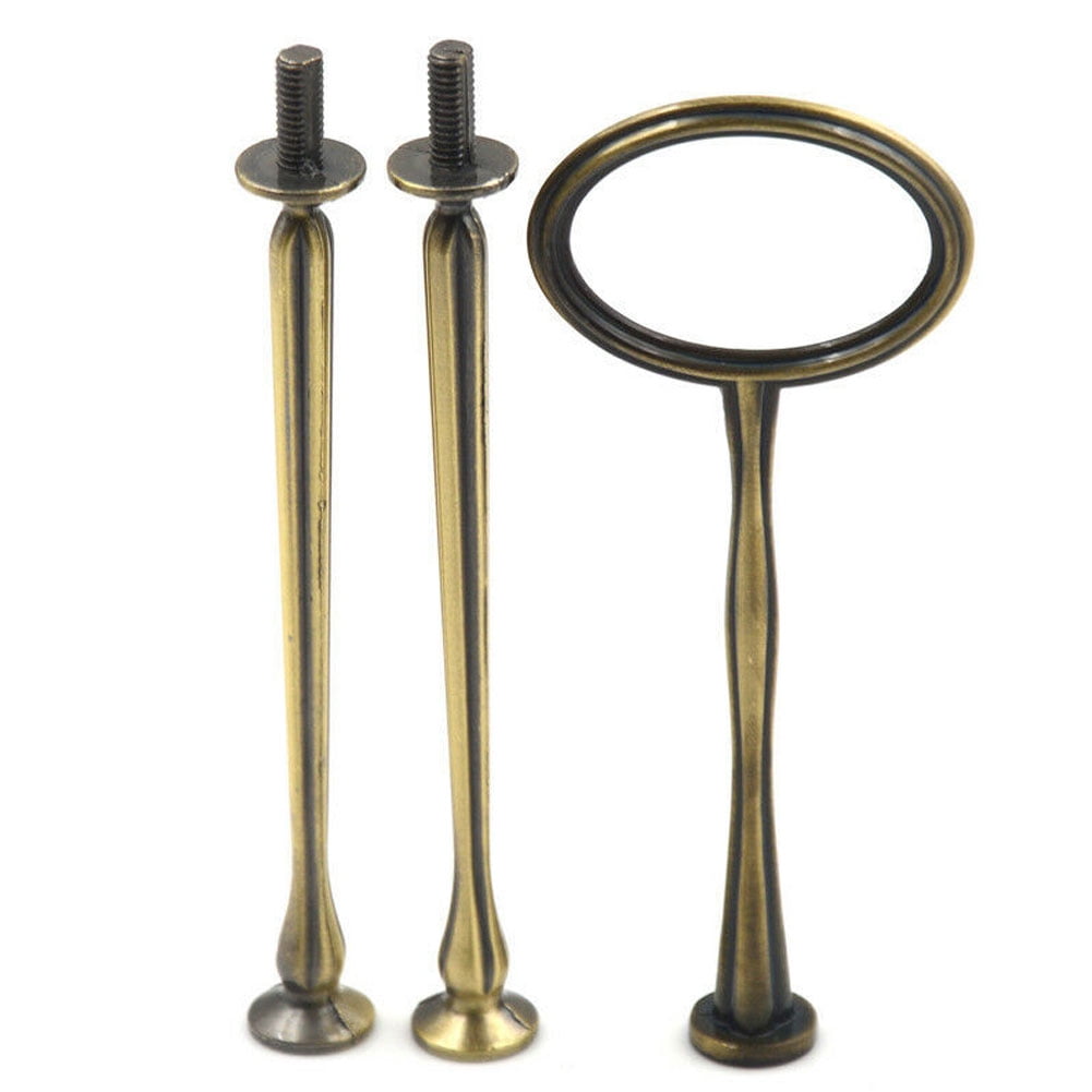 2/3 Tiers Cake Rod Plate Stand Handle Fitting Hardware Wedding Party ...