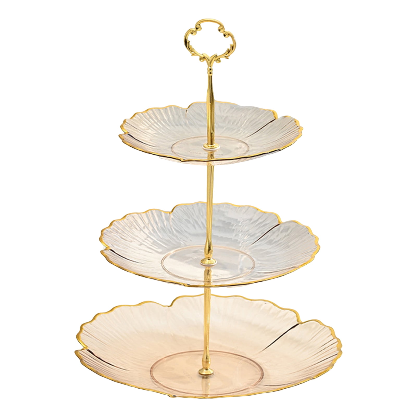 2/3 Tiers Cupcake Stand Tower Dessert Display Rack Smooth Edge Large ...