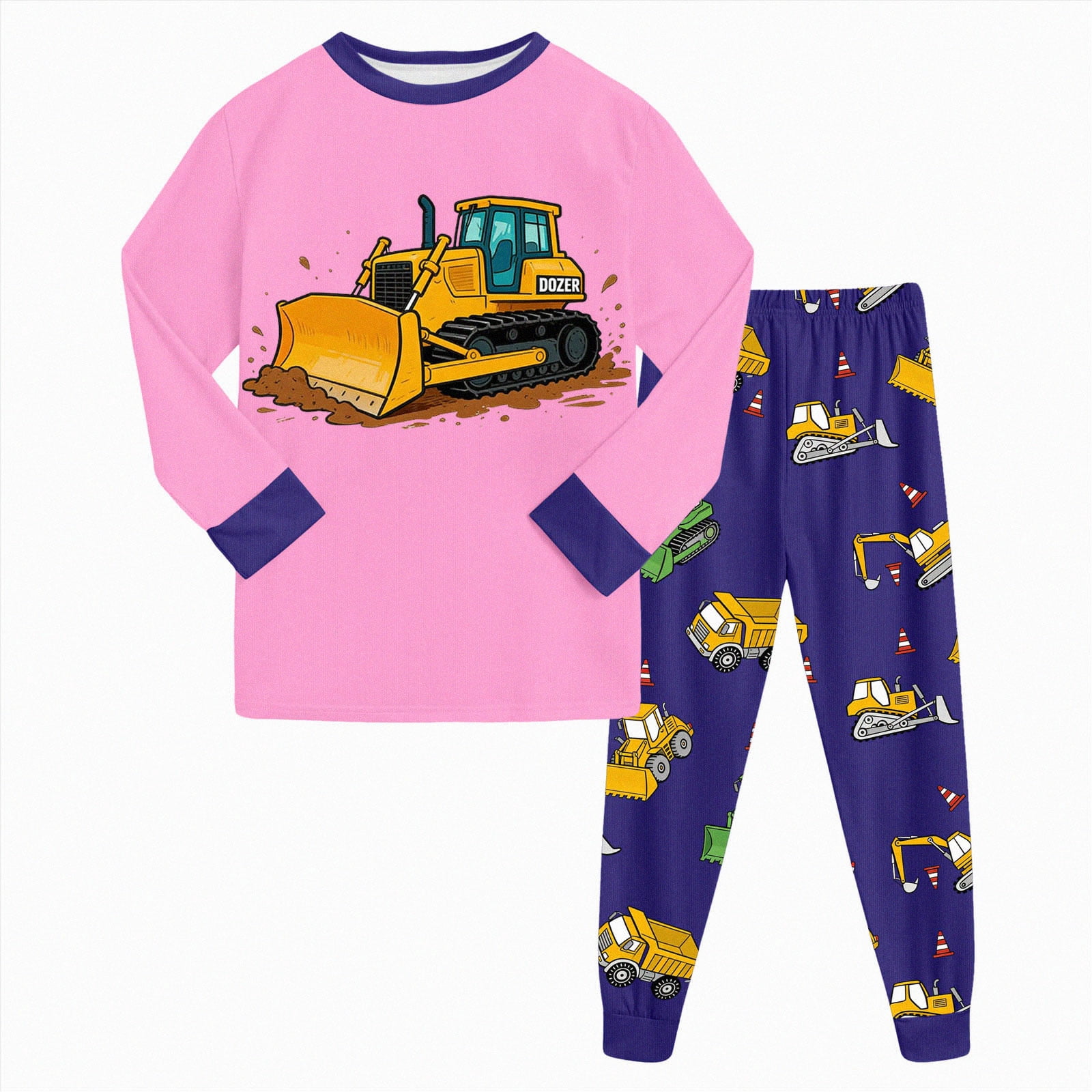 2-3 Years Toddler Baby Boy Clothing Sets Printed Long Sleeve Tops and ...