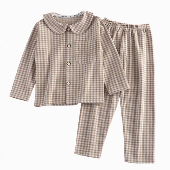 2-3 Years Toddler Toddler Baby Girl Pajama Set Boys Long Sleeve ...