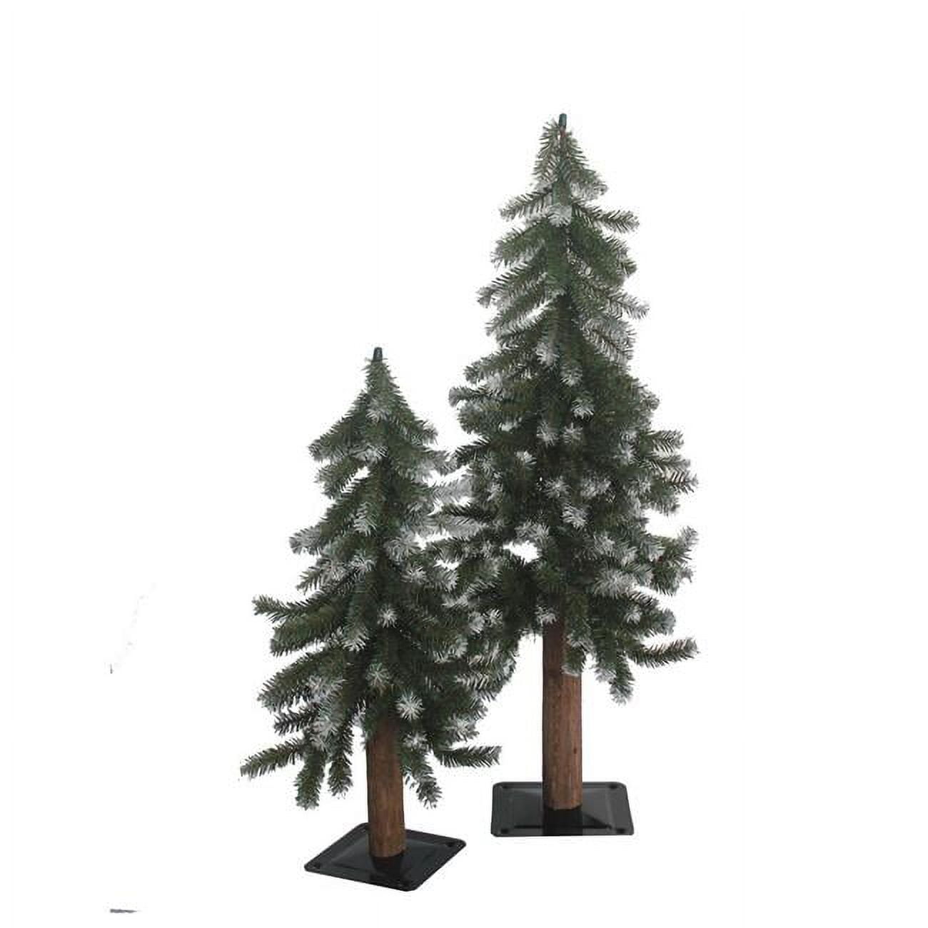 2-3 ft. Unlit Alpine Artificial Tree Set - 2 Piece - Walmart.com