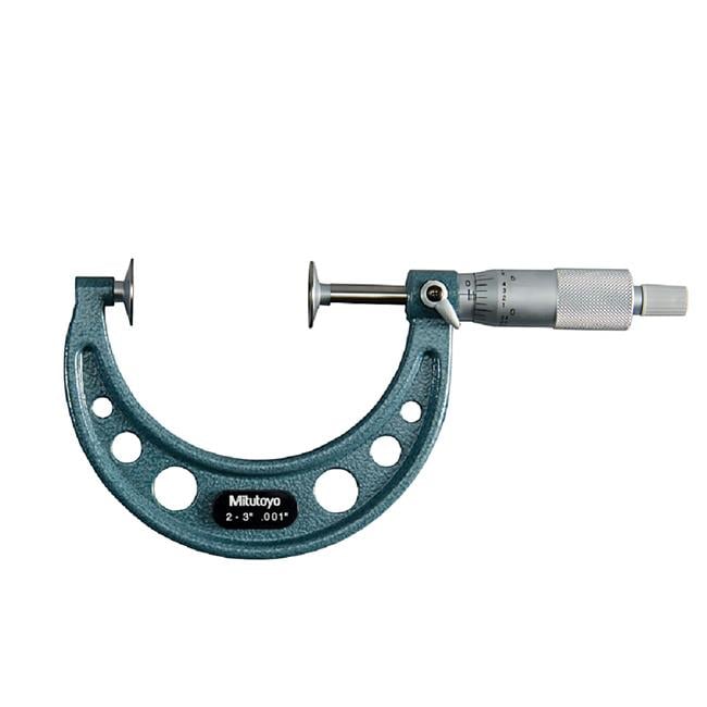 2-3 in. Disk Micrometer with 0.001 in. Disc Output - Walmart.com