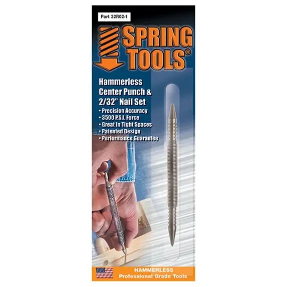 Spring Tools, Spring Tools Nail Set and Counter Punch, 2/32" - Walmart.com
