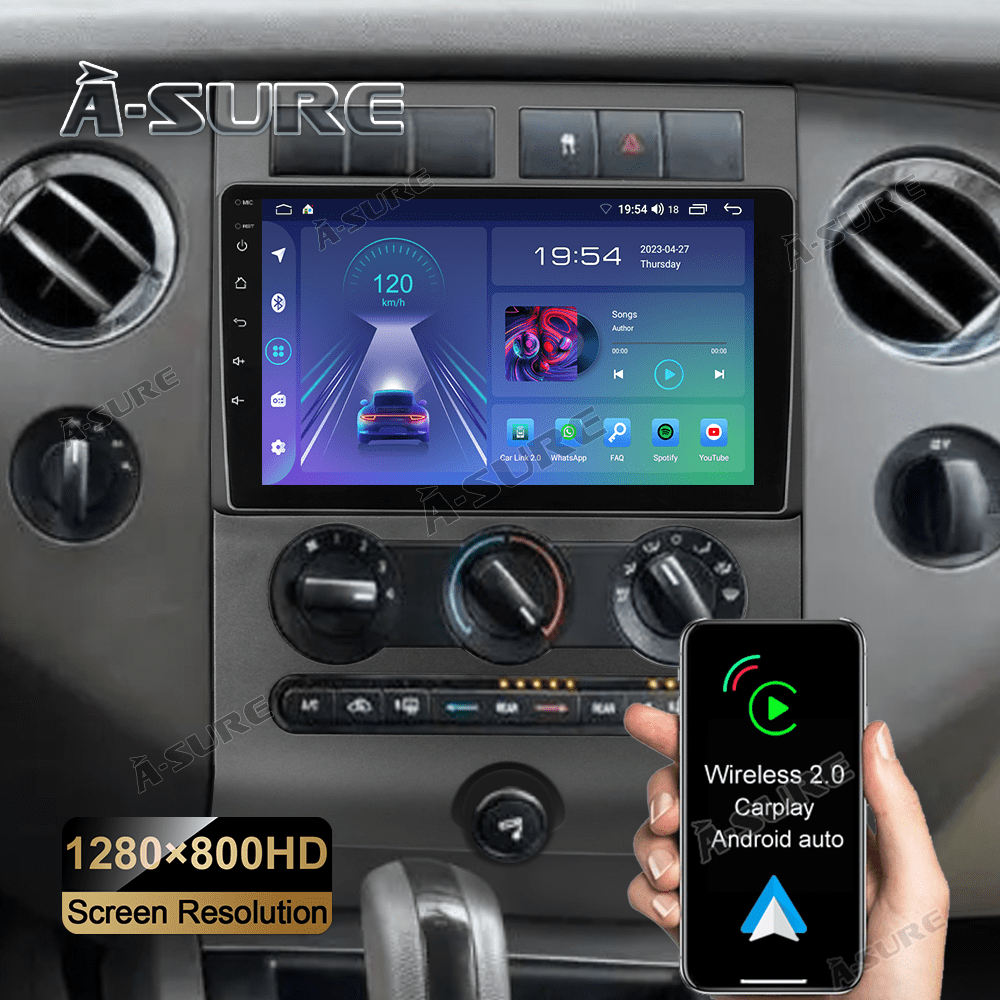 2+32G Android 13 Stereo Car Radio for Ford Expedition 2007-2014 ...