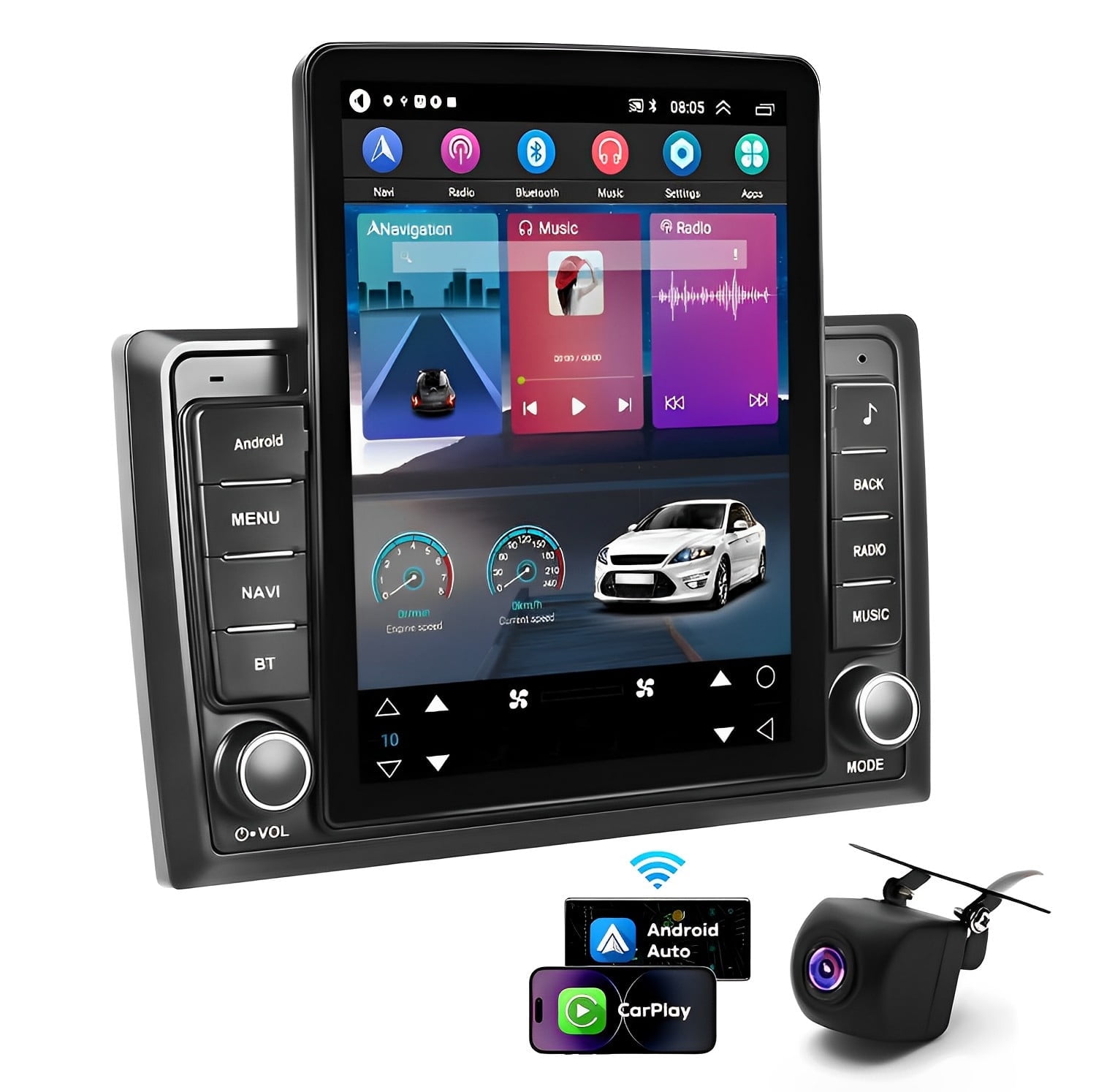 2+32GB Android 13 Car Radio Stereo fit for Nissan Frontier/Xterra 2019 ...