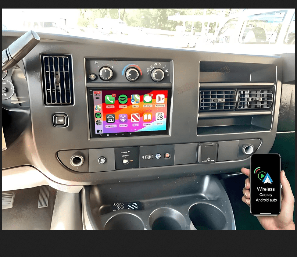 2+32GB Android 15 Car Stereo For Chevrolet Express Radio, 8inch GPS ...