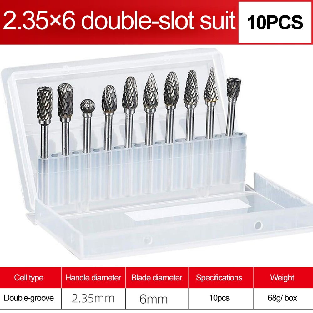 2.35*6mm Electric Tungsten Steel Alloy Grinding Head Woodworking Rotary ...