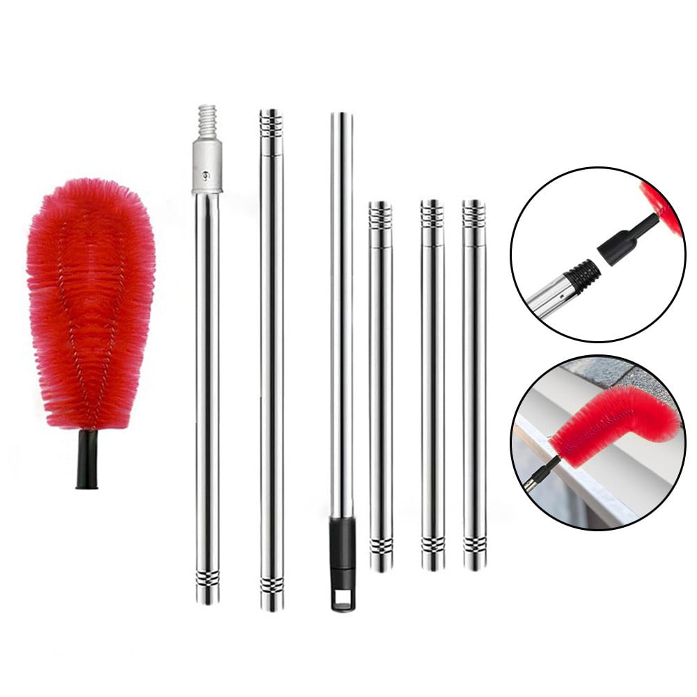 2.35M Telescopic Gutter Brush Extendable Pipe Gutter Cleaner Tool For ...