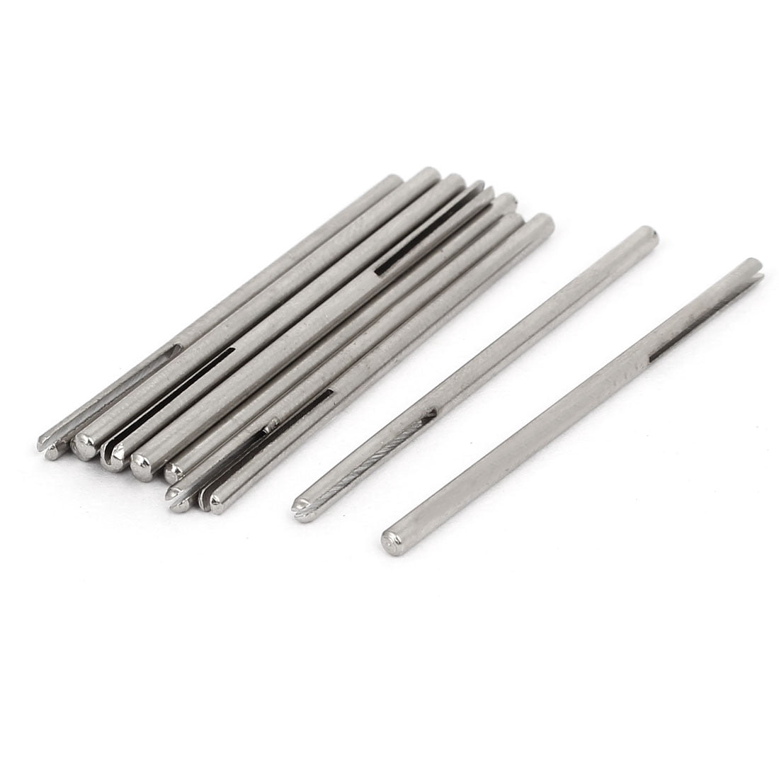 2.35mm 3/32" Shank Dia Split Mandrel Silver Tone 12pcs for Abrasive ...