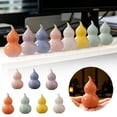 2.36 Inch Feng Shui Ceramics Gourd Home Decor Statue, Gold Decor ...