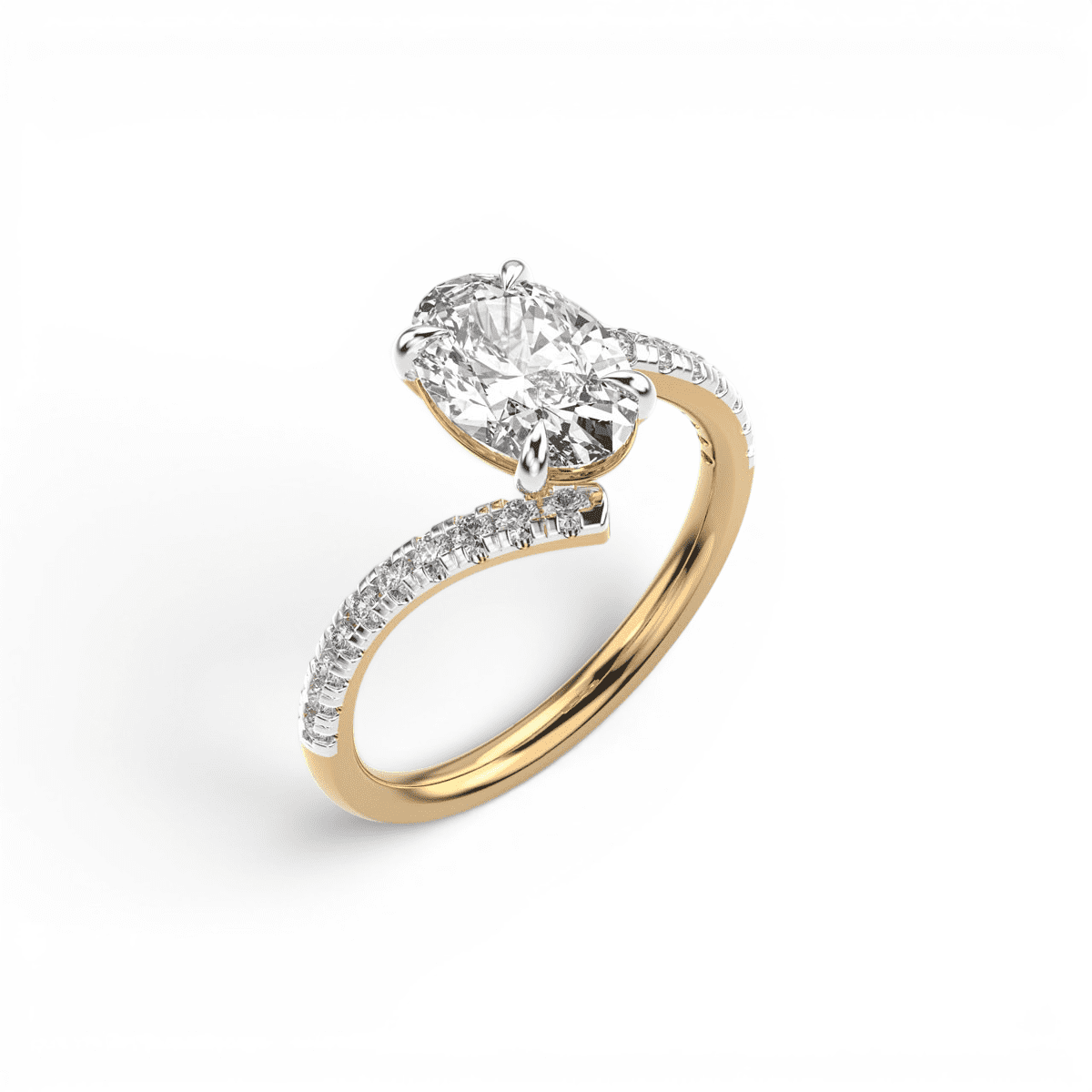 2.37 Carat Oval Cut Diamond Paris Hilton Engagement Solitaire Ring For ...