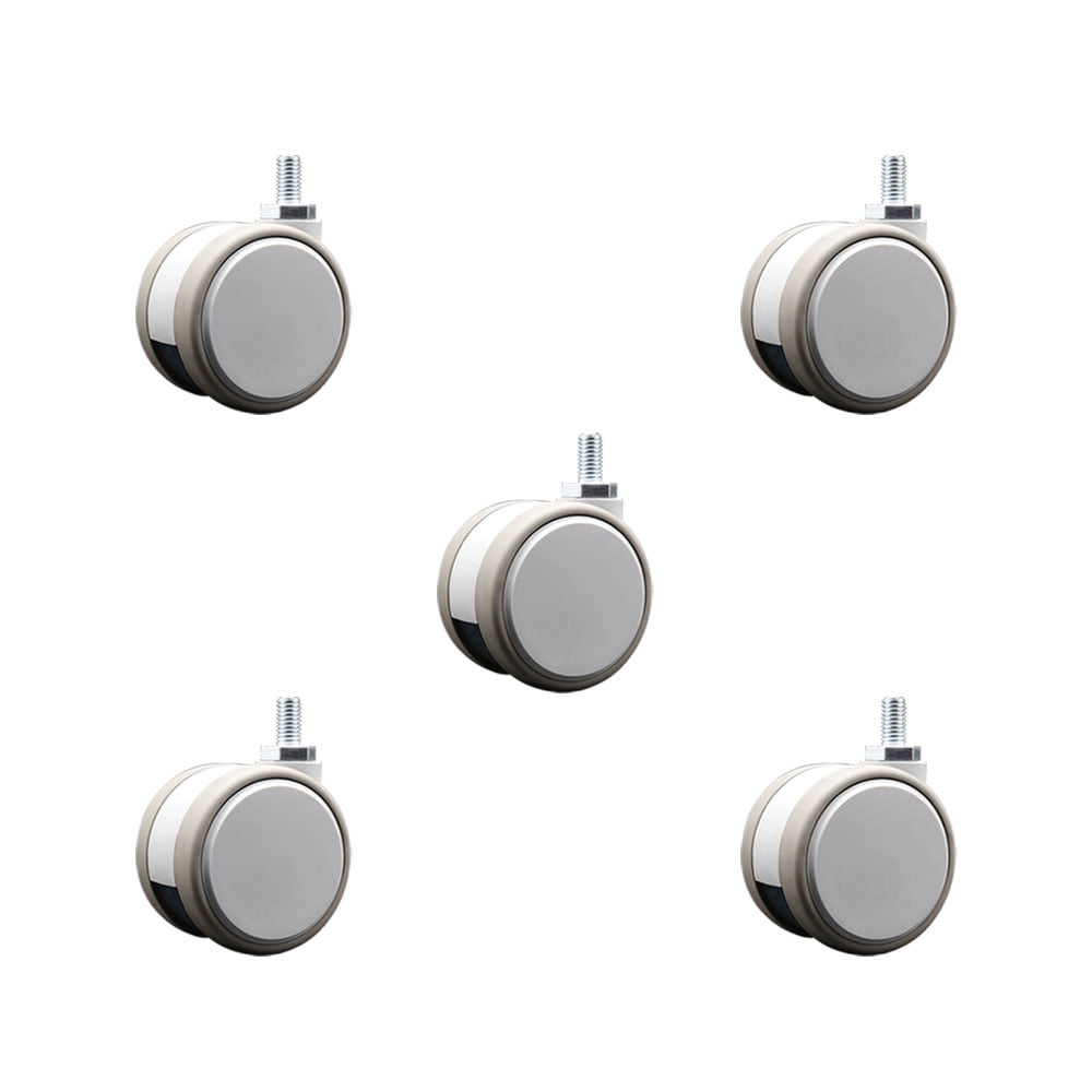 2.375 Inch MRI Safe Casters – 3/8 Inch Threaded Stem – Set of 5 ...