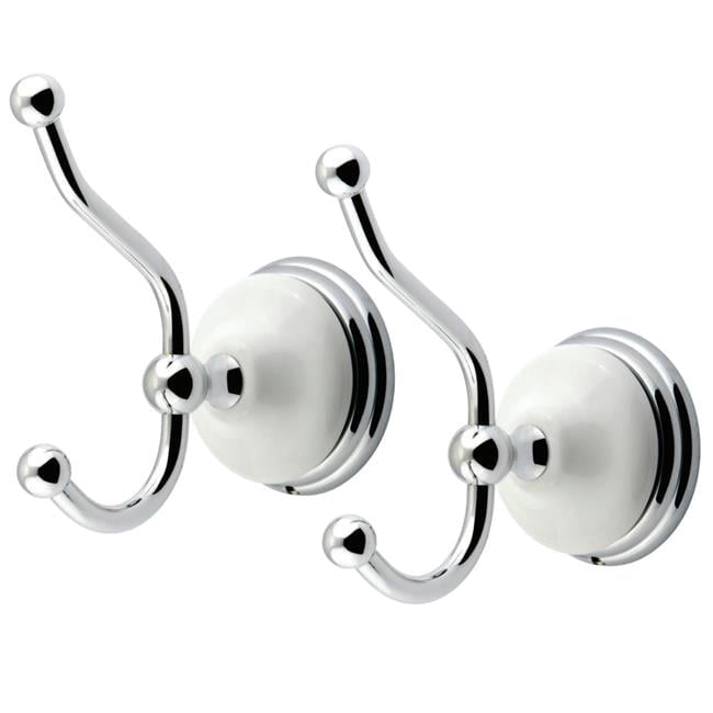 2.38 in. Victorian Robe Hook, Polished Chrome - 2 Piece - Walmart.com