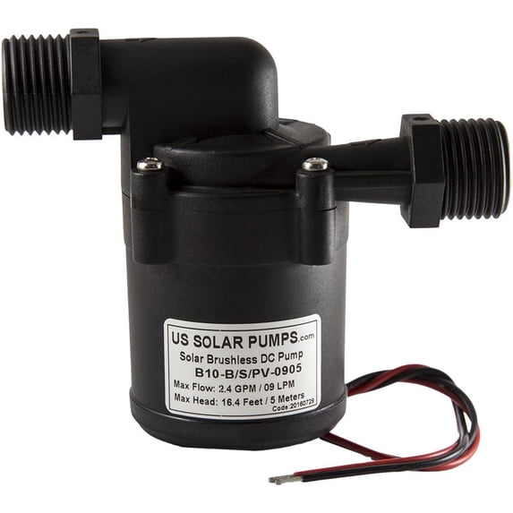 2.38GPM - 24VDC Threaded Circulation Pumps - With three-phase ECM ...