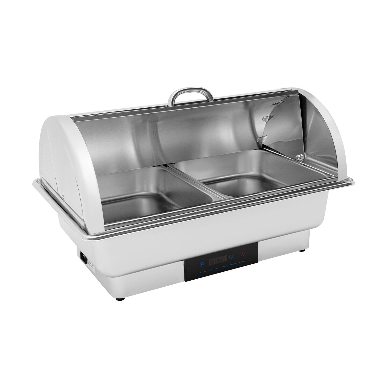 2.38Gallon Electric Chafing Dish 2 Pans Roll Top Chafing Dish Buffet ...