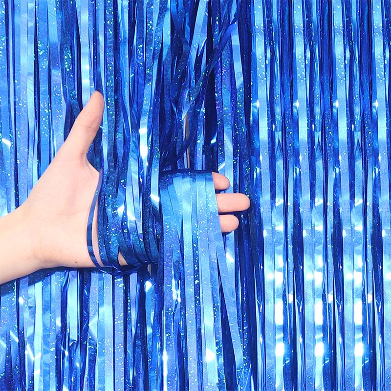 2/3M Party Background Wedding Decoration Foil Fringe Curtain Sequin ...