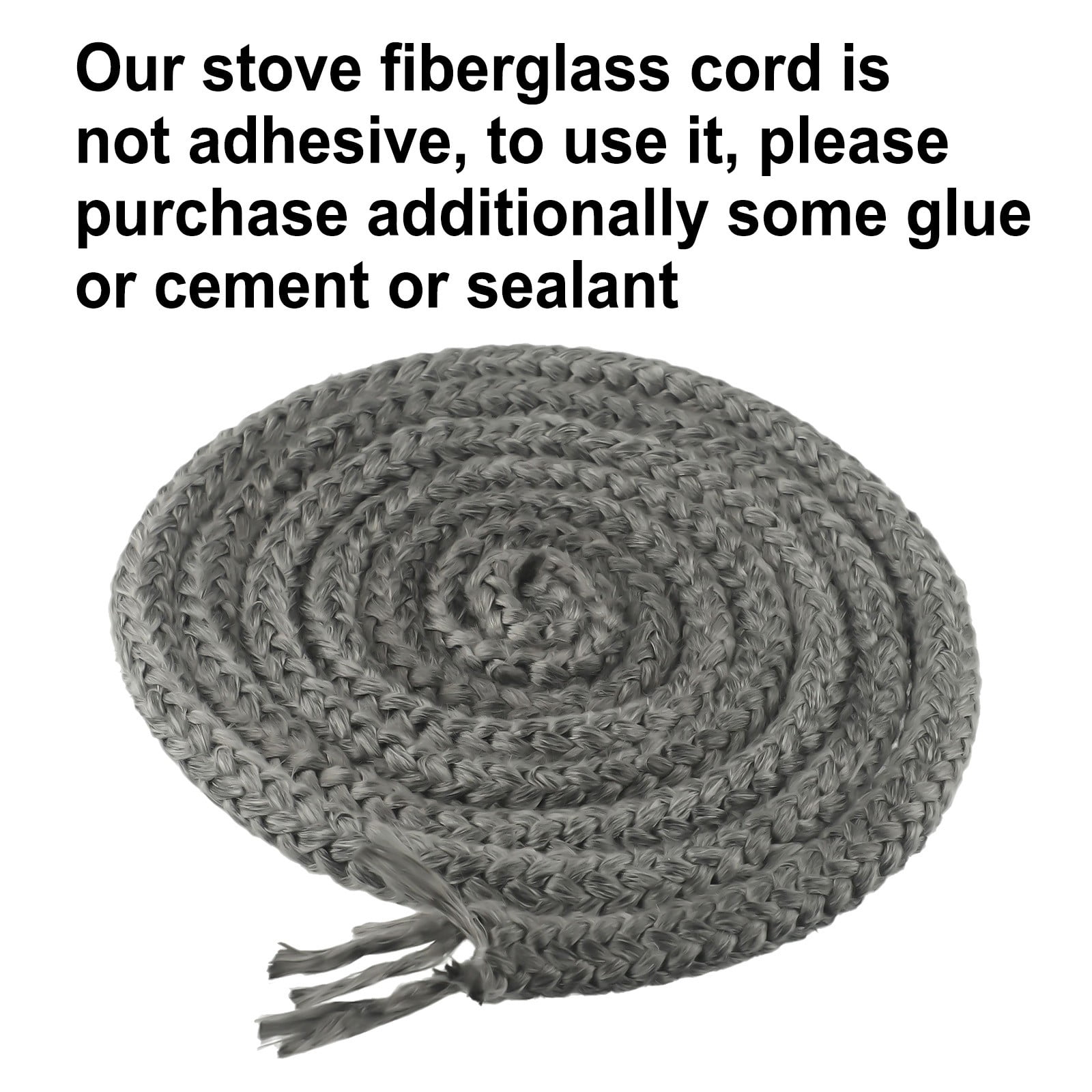 2/3Meters Stove Rope Stove Door Fireplace Cord 9Mm Fiberglass High ...