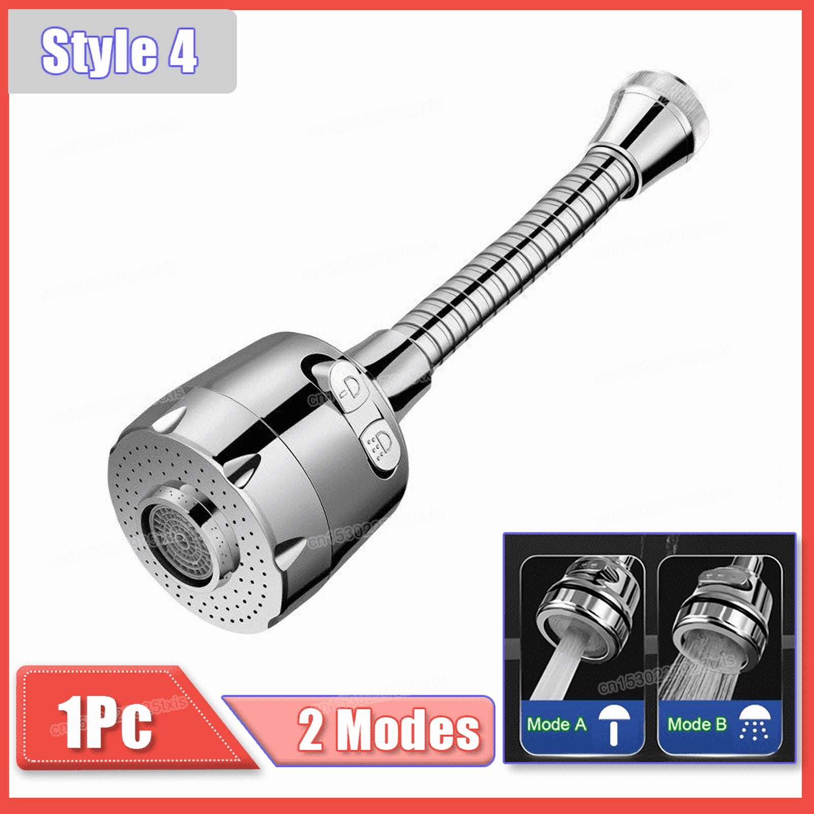 2/3Mode Faucet Extender 360Degree Rotatable Faucet Nozzle Adapter Home ...