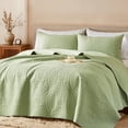 2/3Pcs Bohemian Coin Pattern Quilted Bedspread Set, 1 Quilt & 1 Or 2 ...