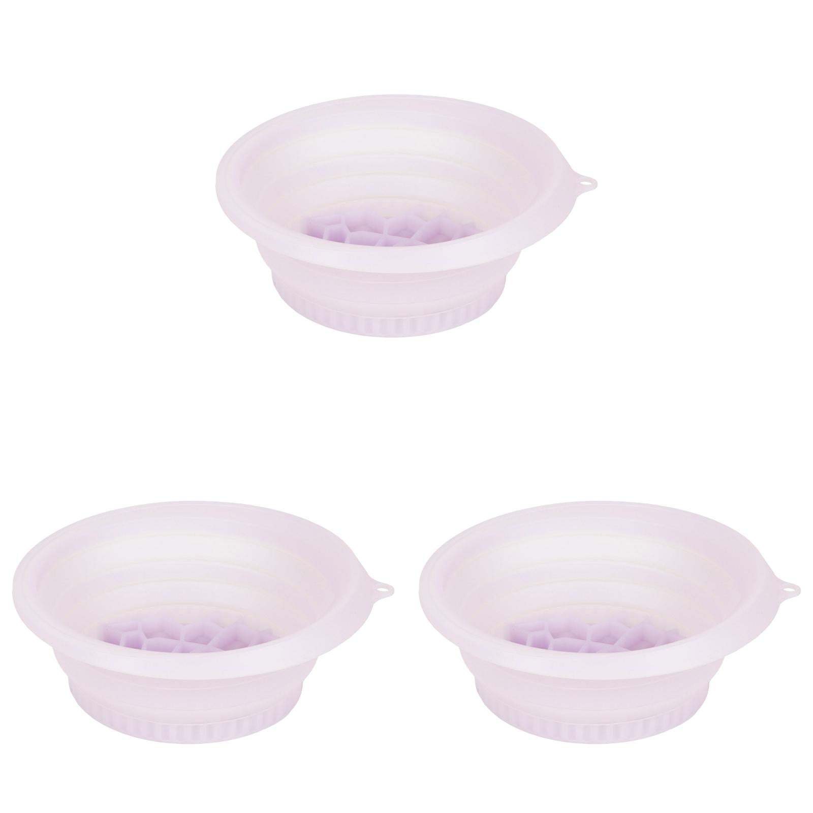 2/3Pcs Silicone Ice Facial Folding Washbasin with Built in Icetray ...