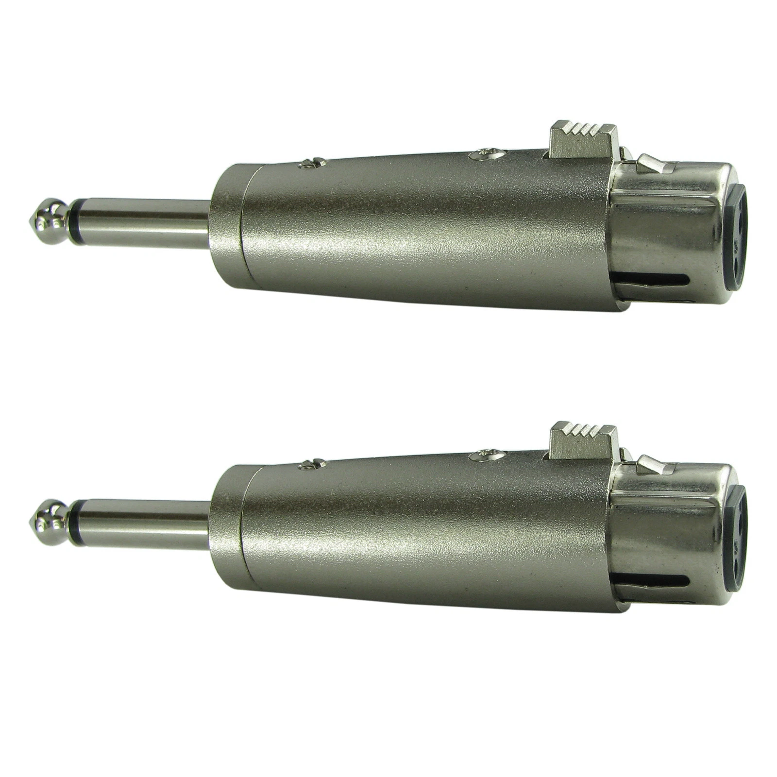 2 3Pin Xlr Female To 1/4 Tip Sleeve Mono Unbalanced Plug Male Mic Cable ...