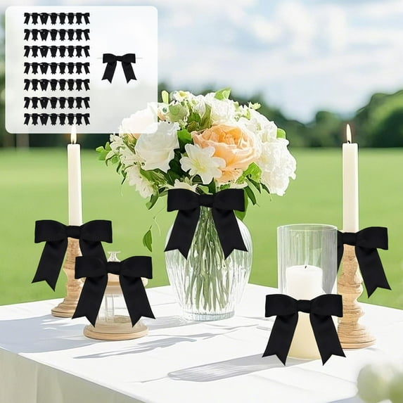 2.3cm Ribbon Handmade Bow DIY Ribbon Accessories for Beverage Bottles ...