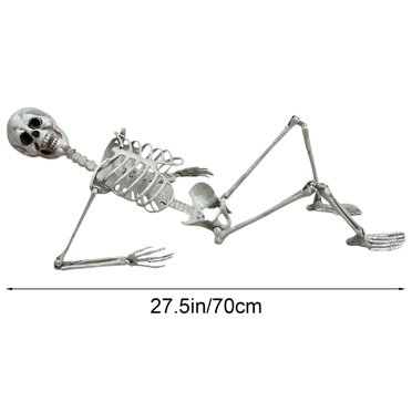 5 Foot Posable Skeleton - Large Outdoor Yard Decoration - Home Decor ...