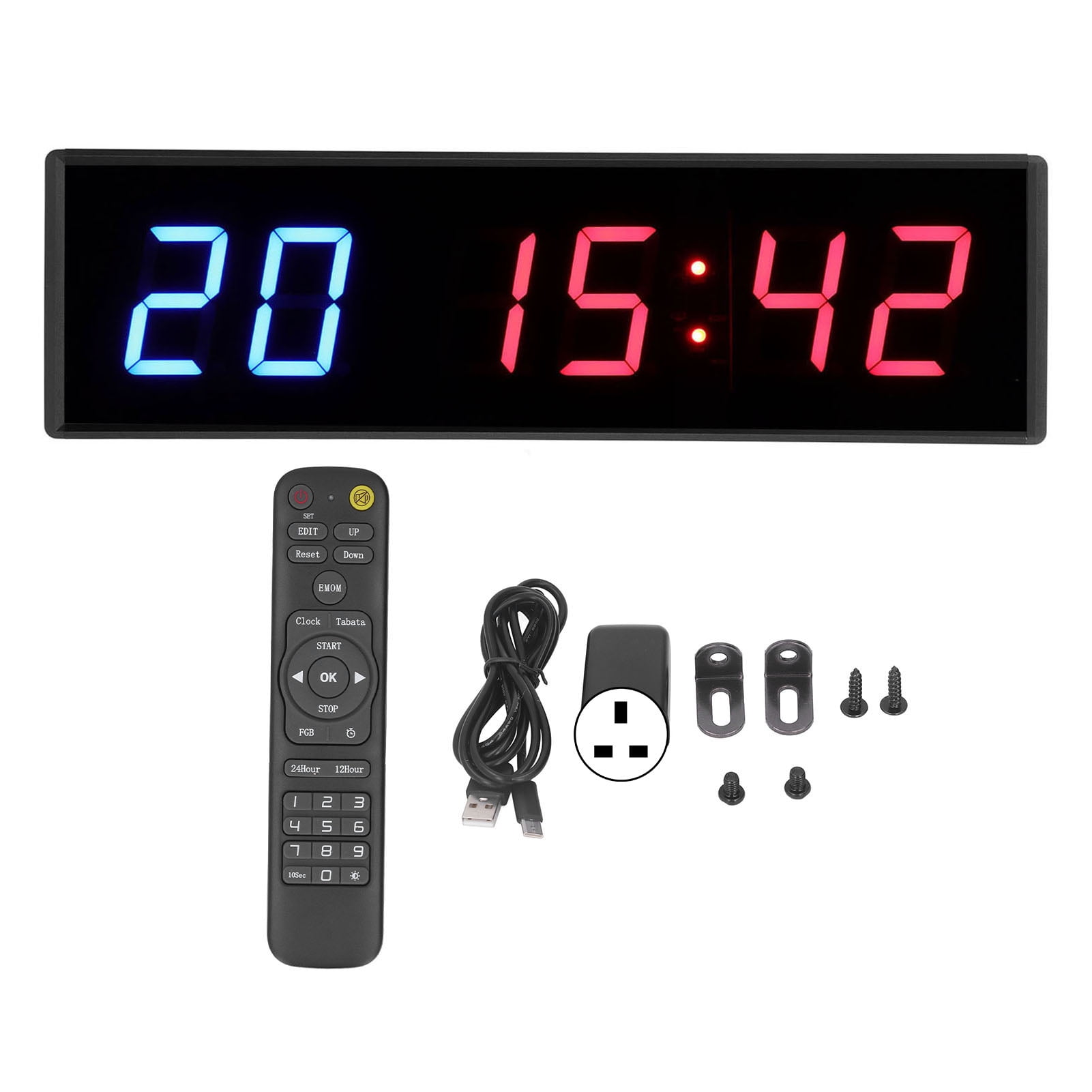 2 3in 6 Digit Led Timer With Remote Control Digital Timing Countdown