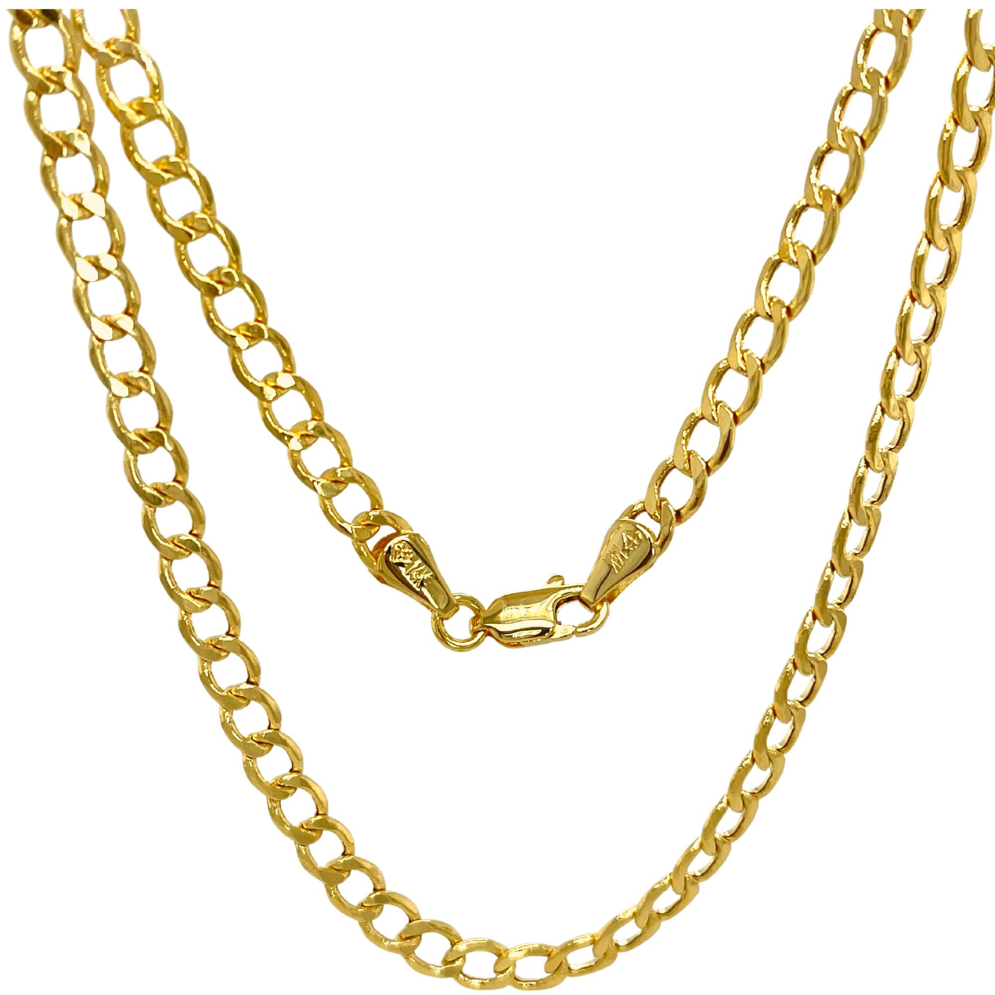 2.3mm-6.5mm Dainty Open Link Chain Necklace 16" - 24" (Unisex ...