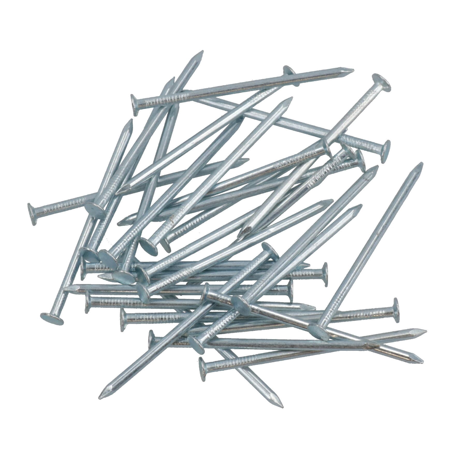 2.3mm x 50mm Round Headed Wire Nails Zinc Plated Timber Wood Building ...