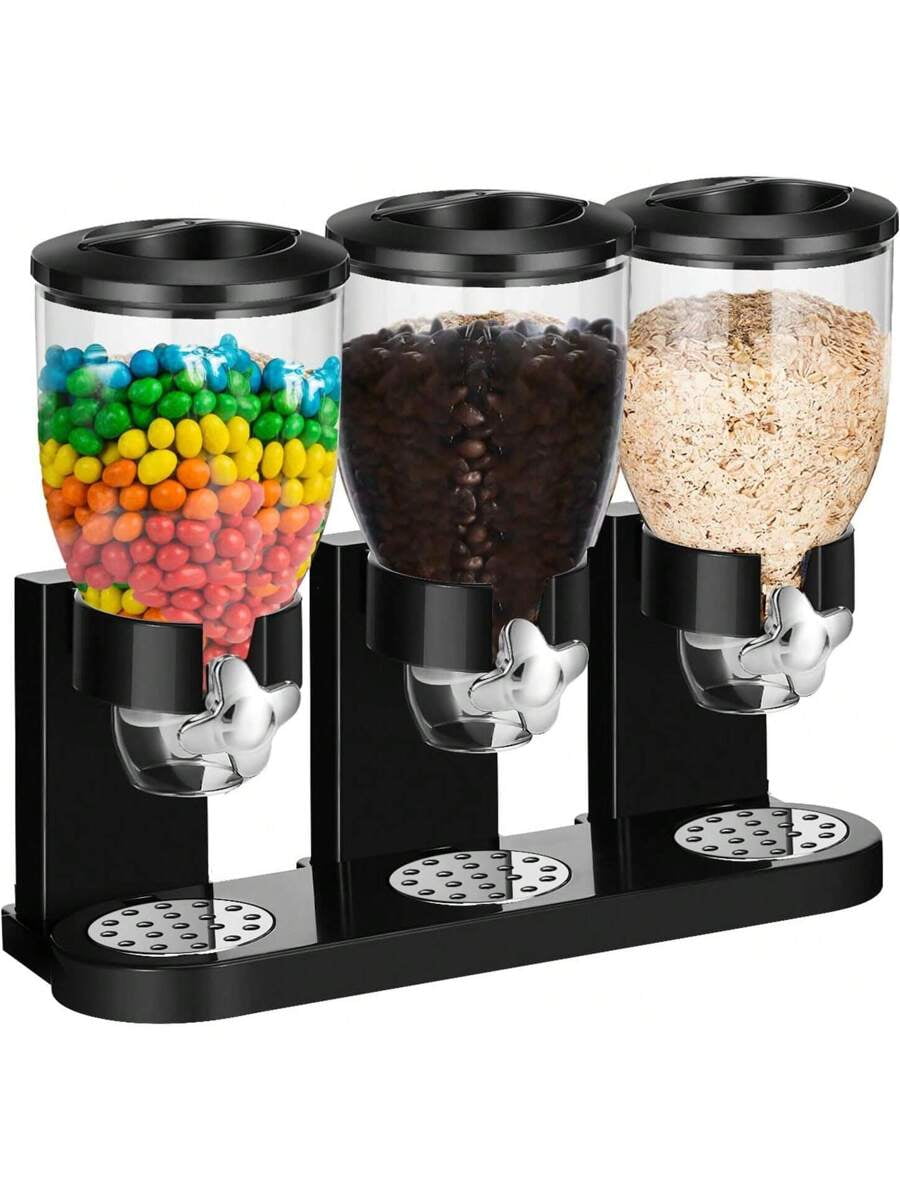 2/3pc Cereal Dispenser, Leak-Proof Vertical Manual for Oatmeal & Candy ...