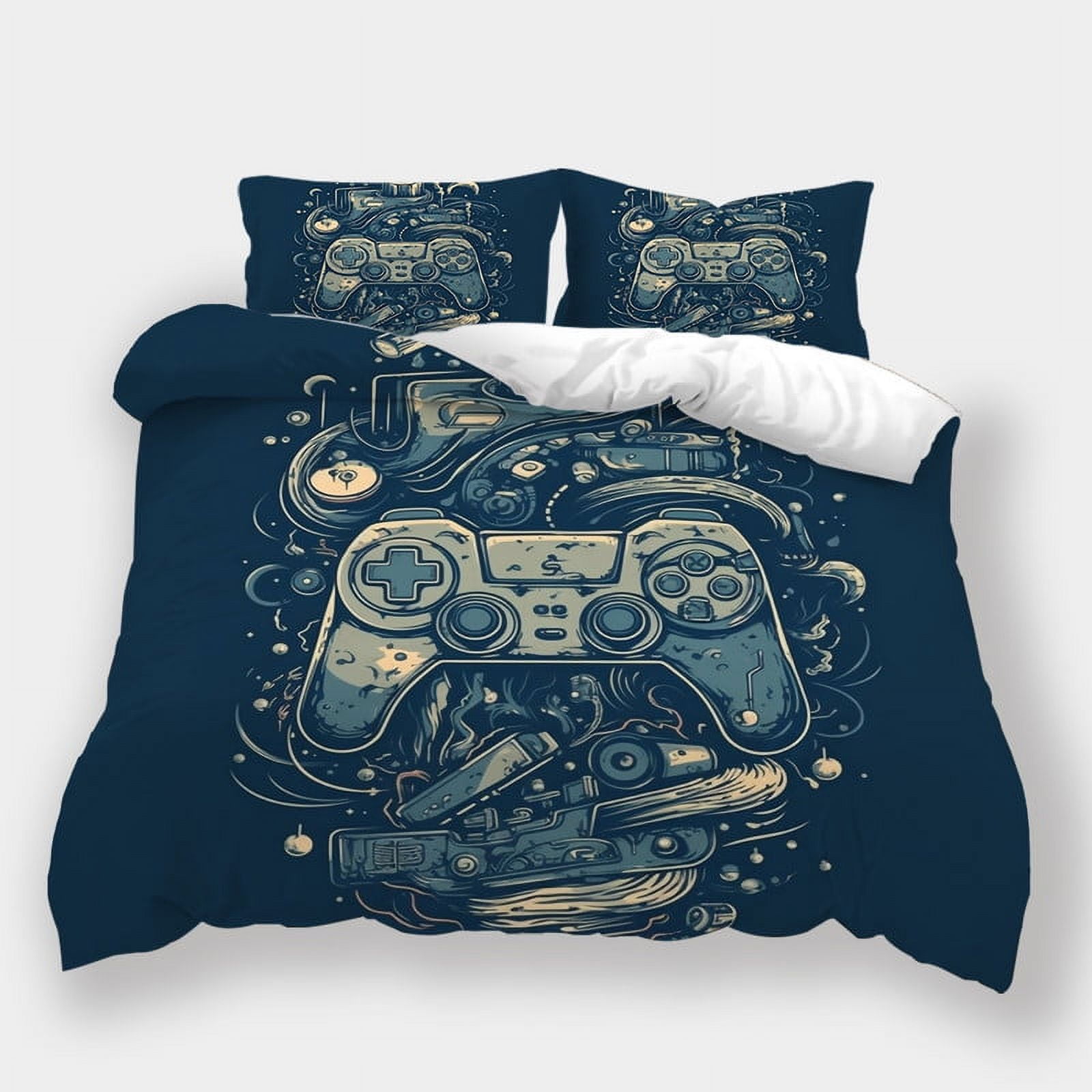 2/3pcs Bedding Set Game Controller Printed Bedspreads Kids Adult High ...