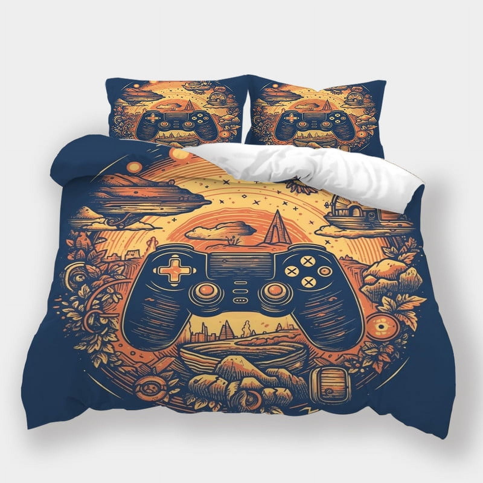 2/3pcs Bedding Set Game Controller Printed Duvet Cover Set Teenager ...