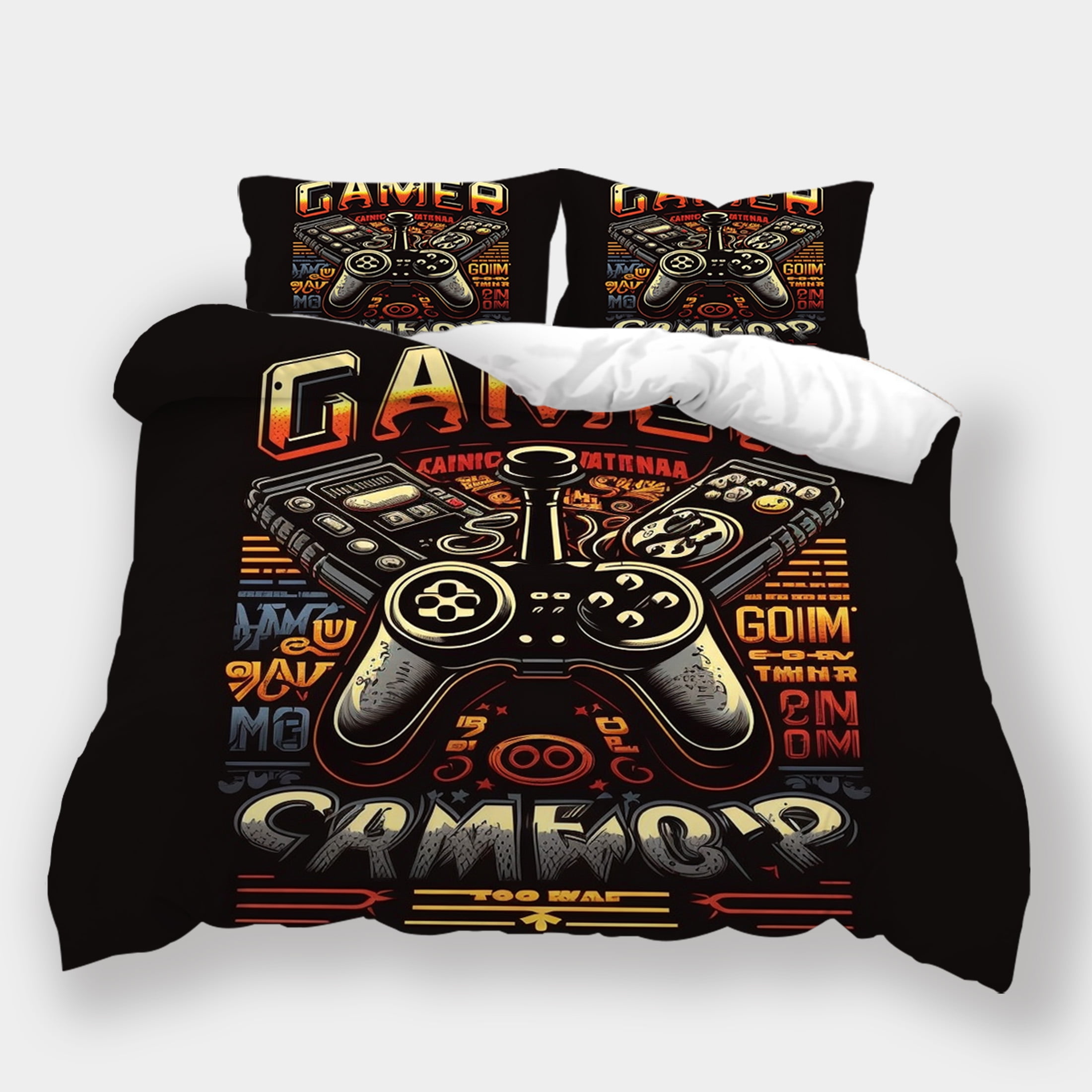 2/3pcs Comforter Cover Set Teen Adult Fashion Bedding Set Game Handle ...