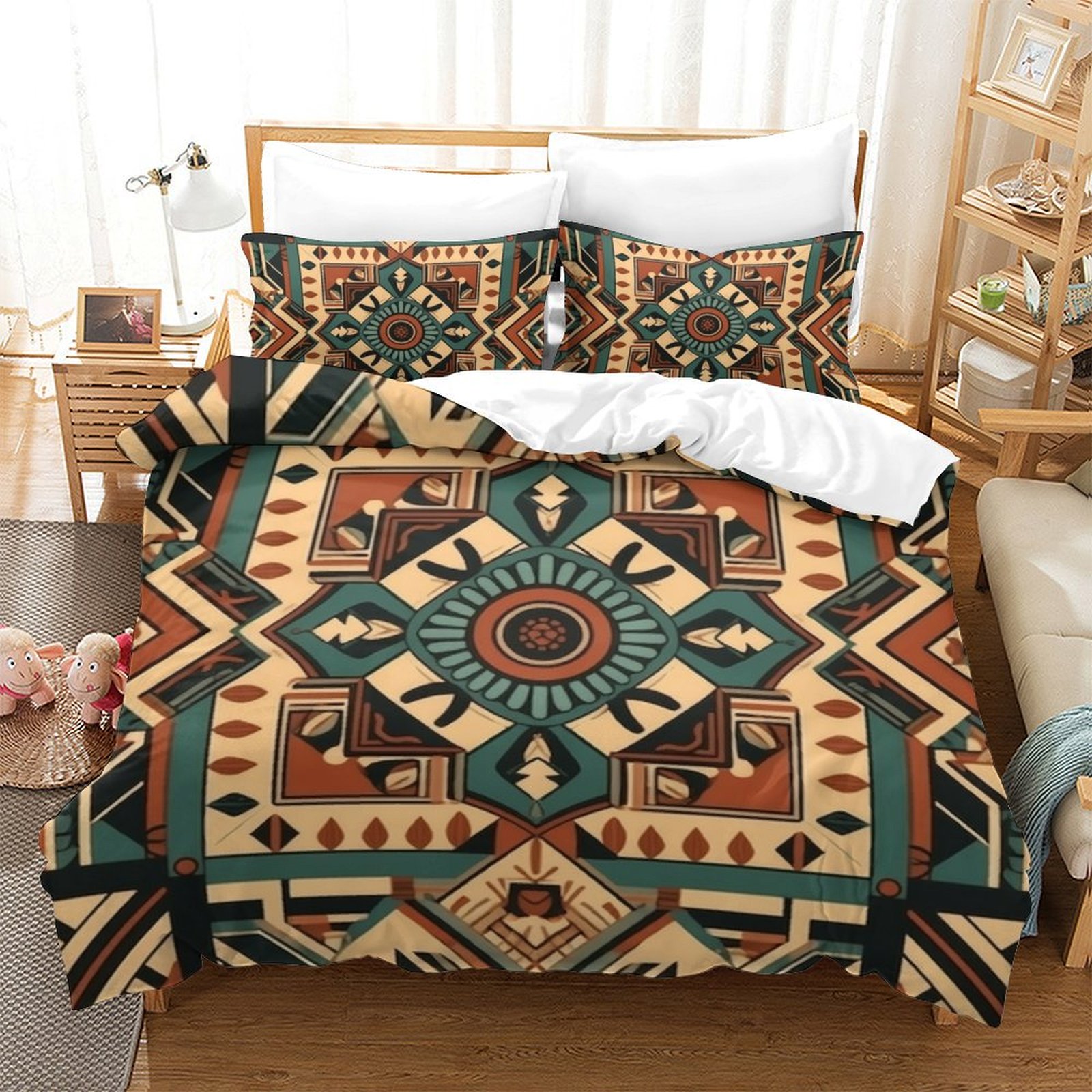 2/3pcs Duvet Cover Set Bohemian Bedspreads Adult Stylish Bedding Cover ...